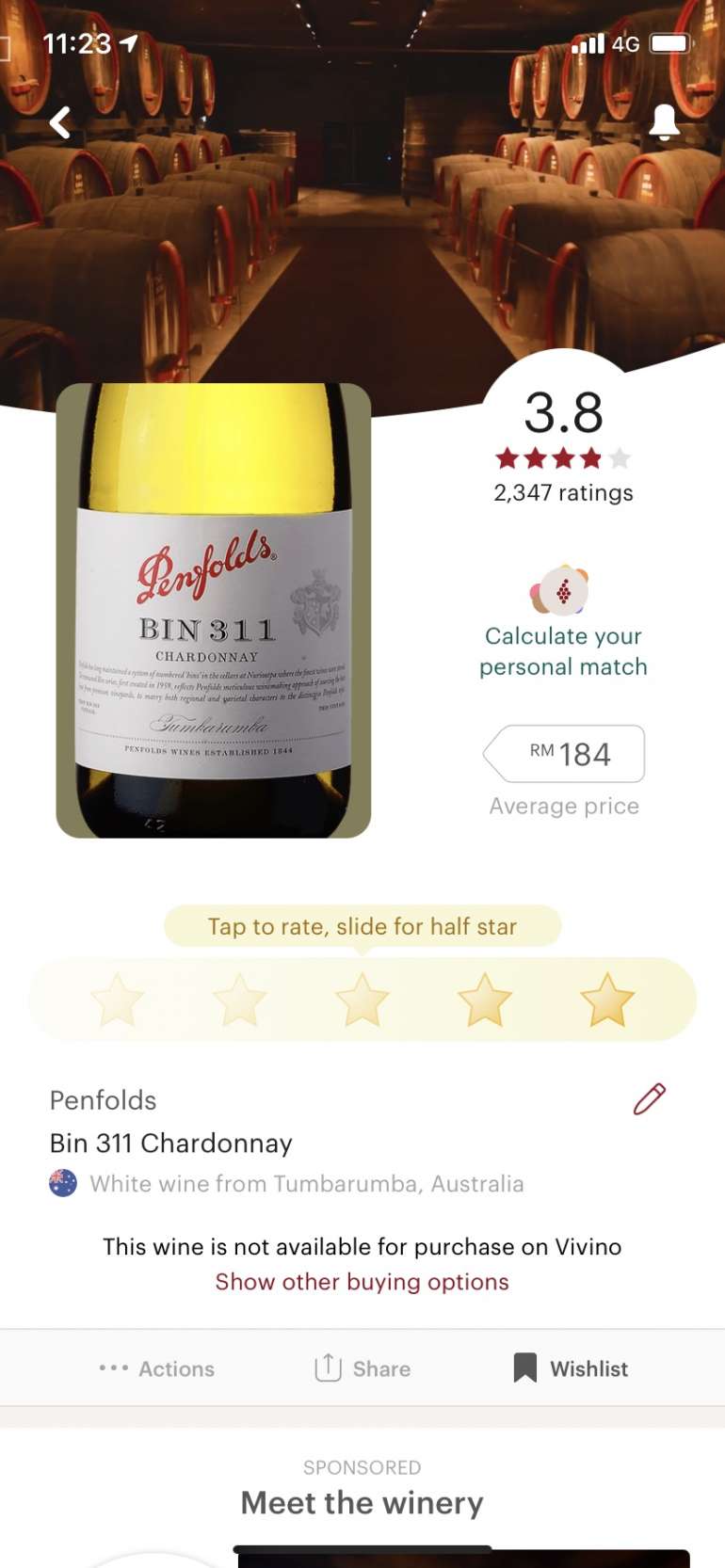 Penfolds Bin 311 Chardonnay – Wine Depot